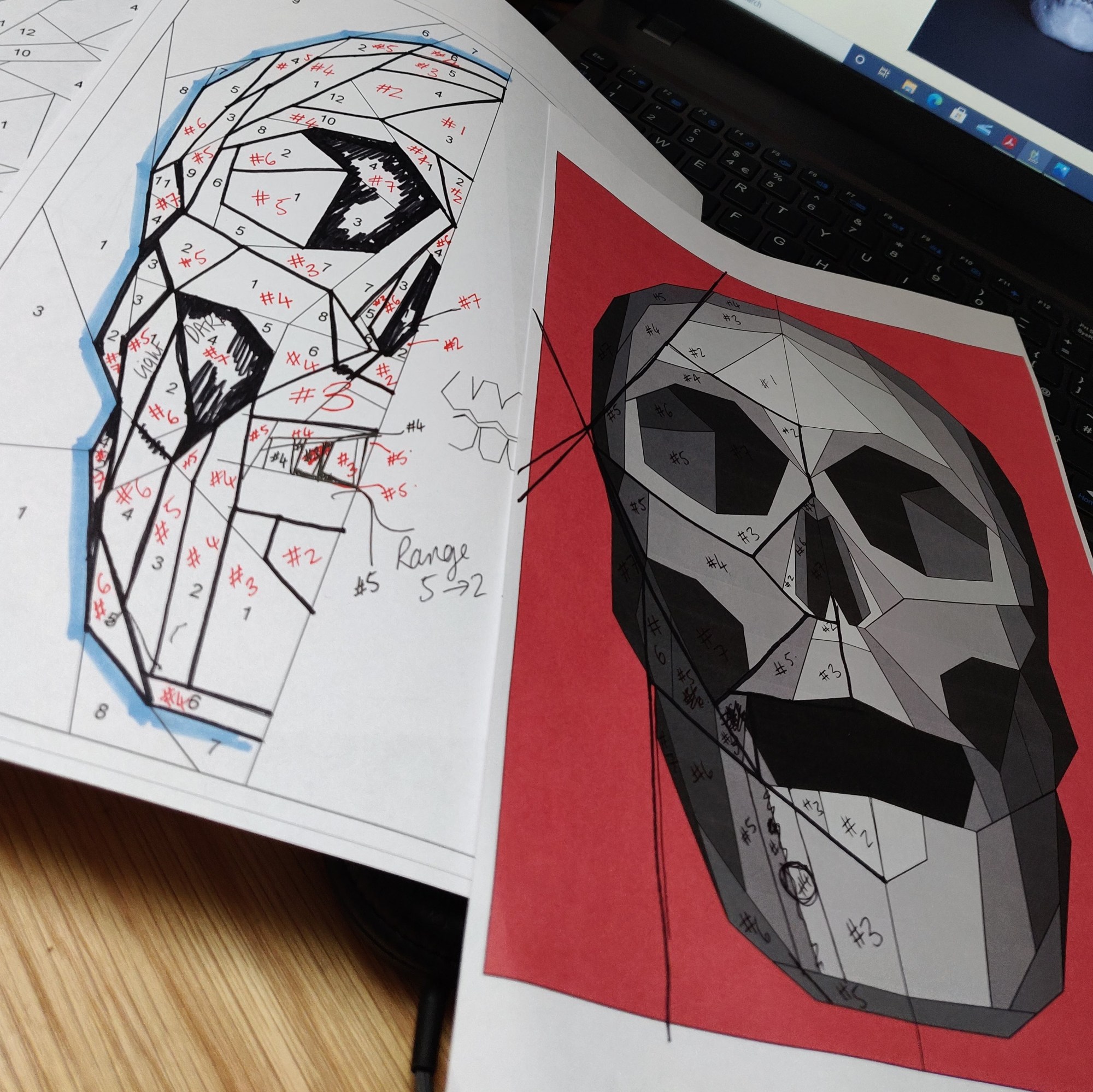 About The Fractured Skull Panel Pattern – And Sew I