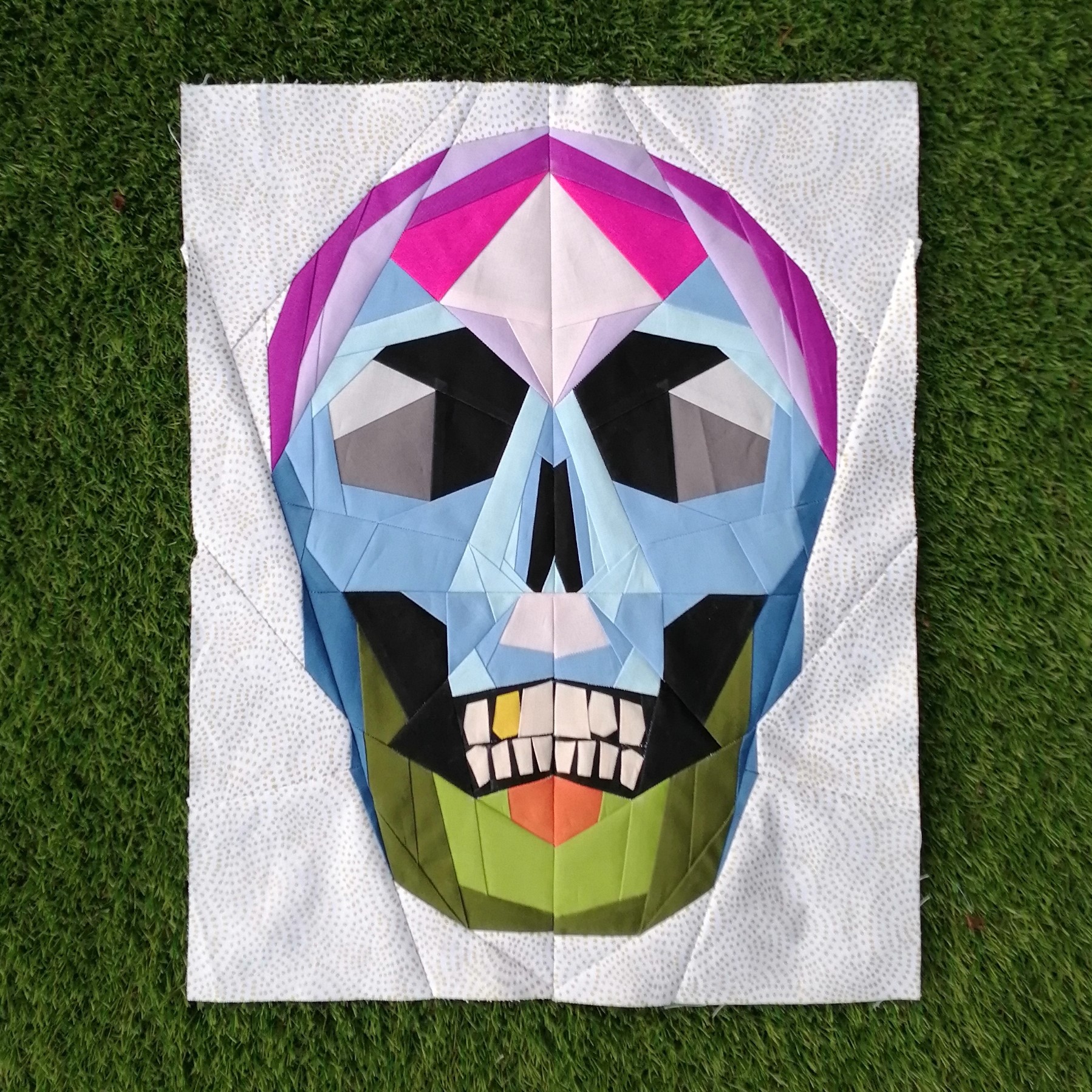 About The Fractured Skull Panel Pattern – And Sew I